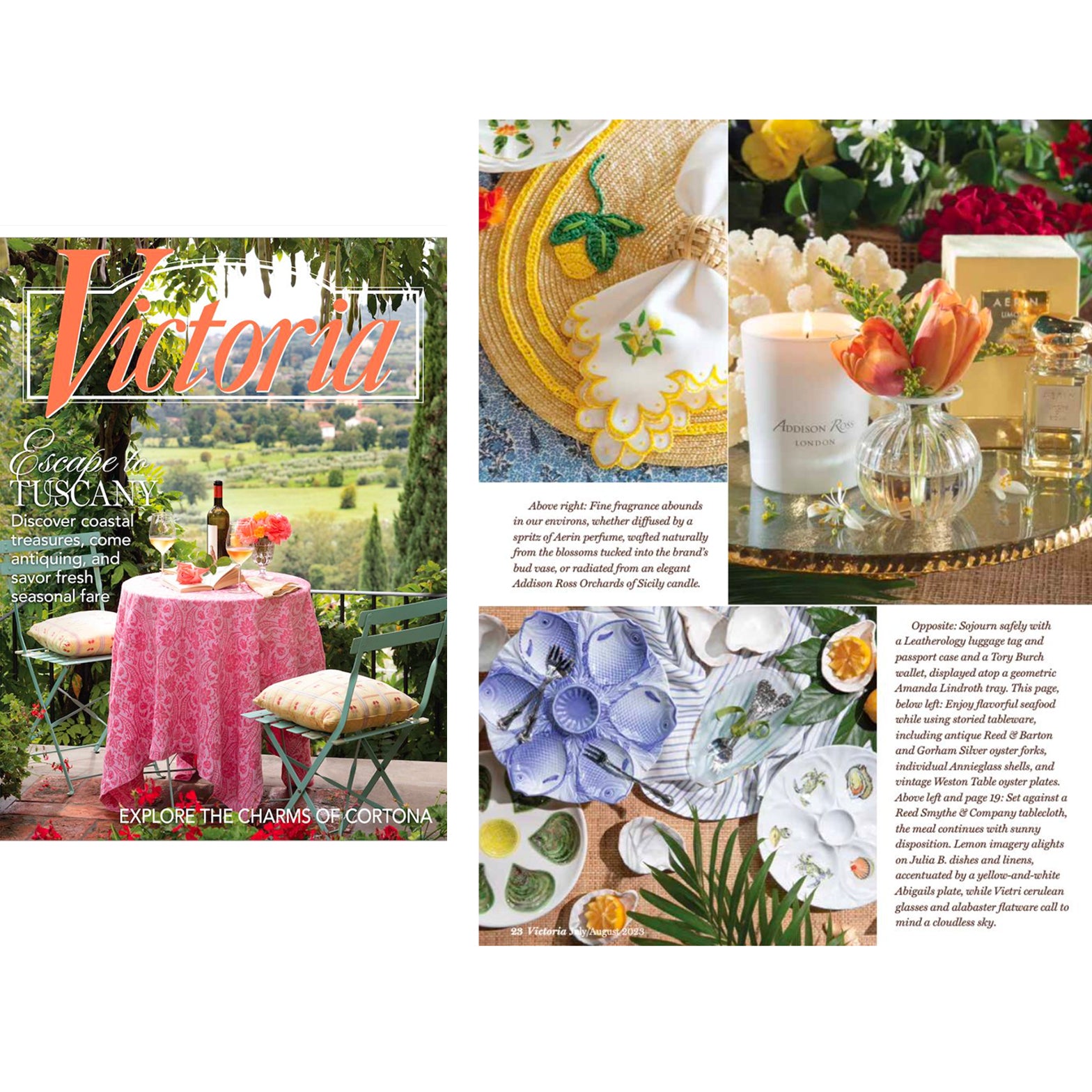 Victoria Magazine: Escape to Tuscany