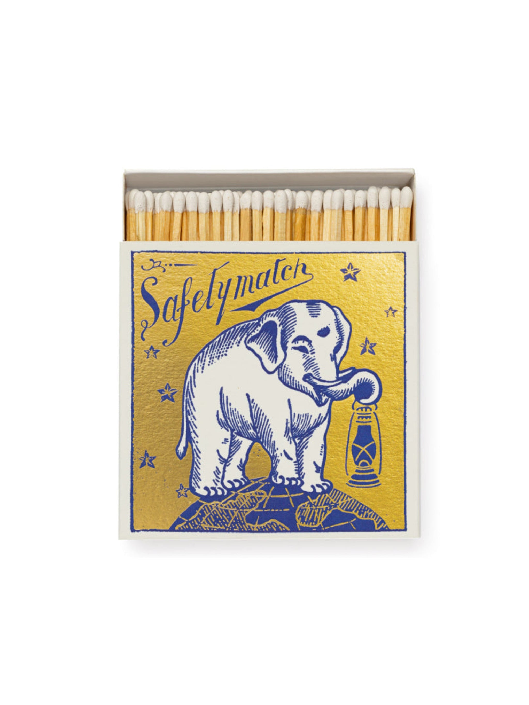 Archivist Gallery Gold Elephant Matchbox | Match Safes & Strikers ...