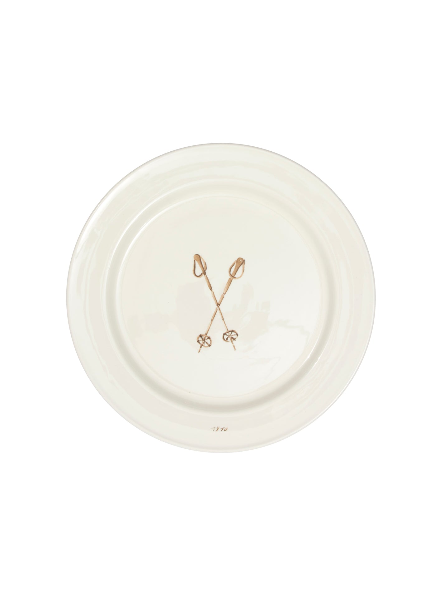 Chehoma Acentielle Ski Dinner Plate | Dinnerware | Weston Table