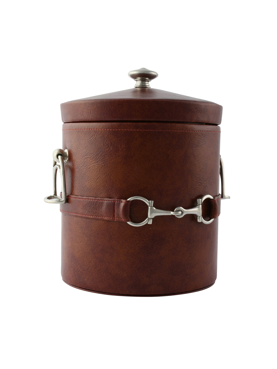 Equestrian Horse Bit Leather Ice Bucket | | Weston Table