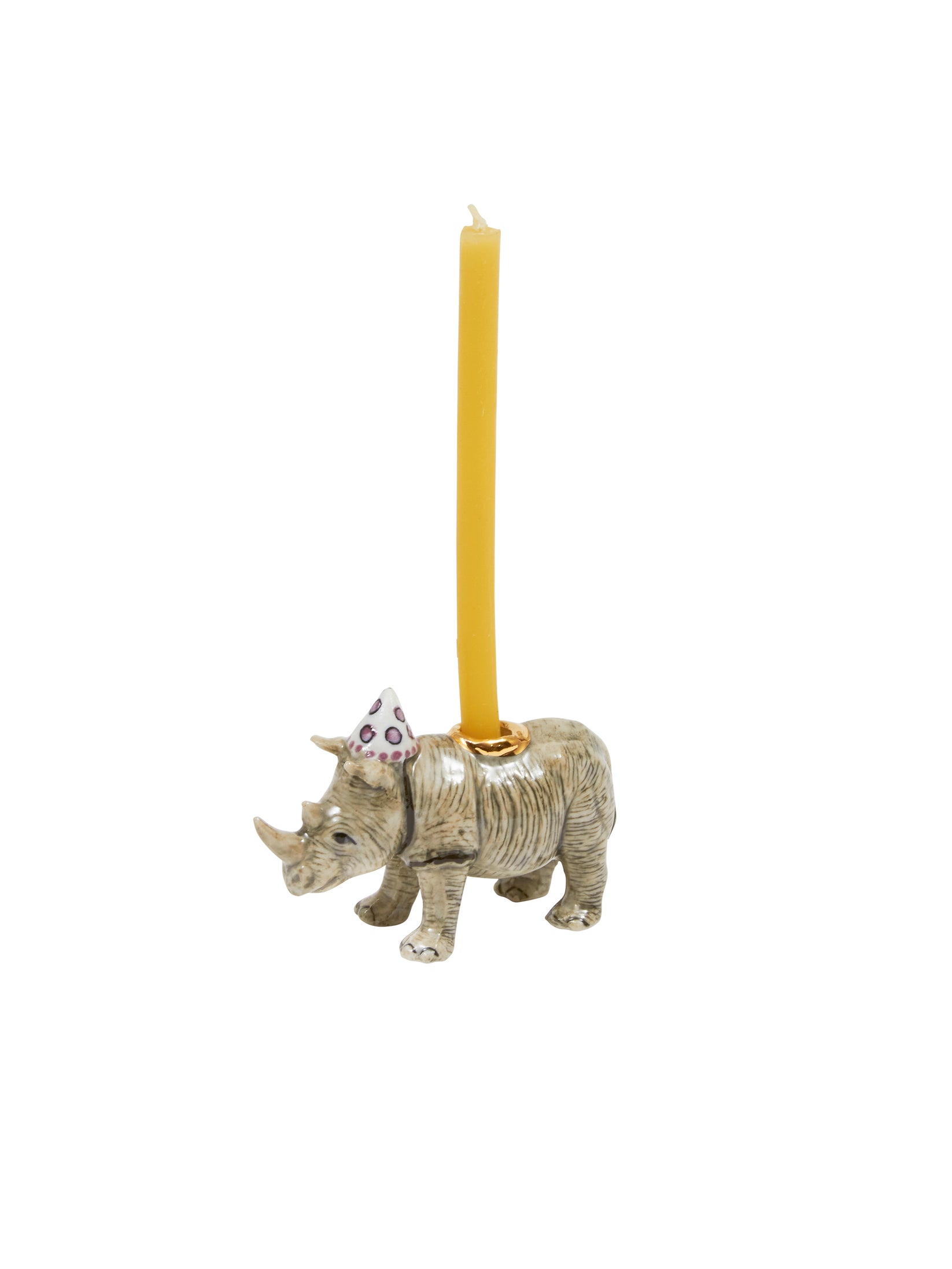 Shop the Handmade Rhino Cake Topper at Weston Table