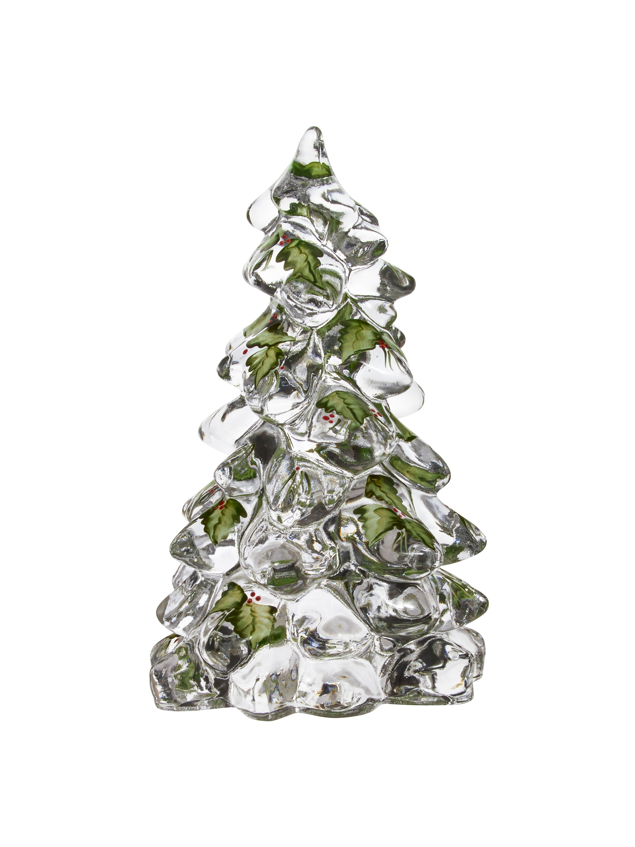 Shop the Mosser Glass Crystal Tree With Holly at Weston Table
