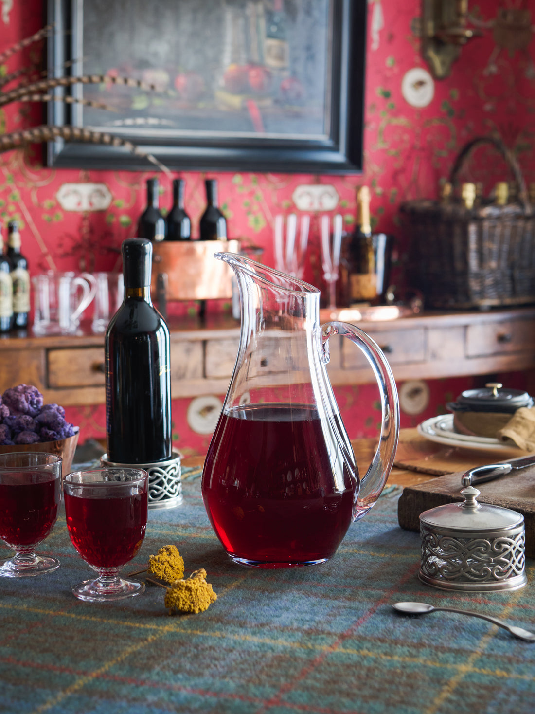 Simon Pearce Woodstock Large Glass Pitcher | Pitchers & Jugs | Weston Table