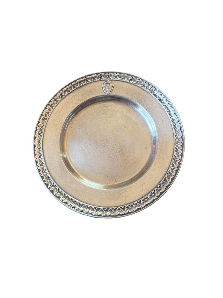 Shop the Vintage 1931 NYC Commodore Hotel Silver Coin Plate at Weston Table