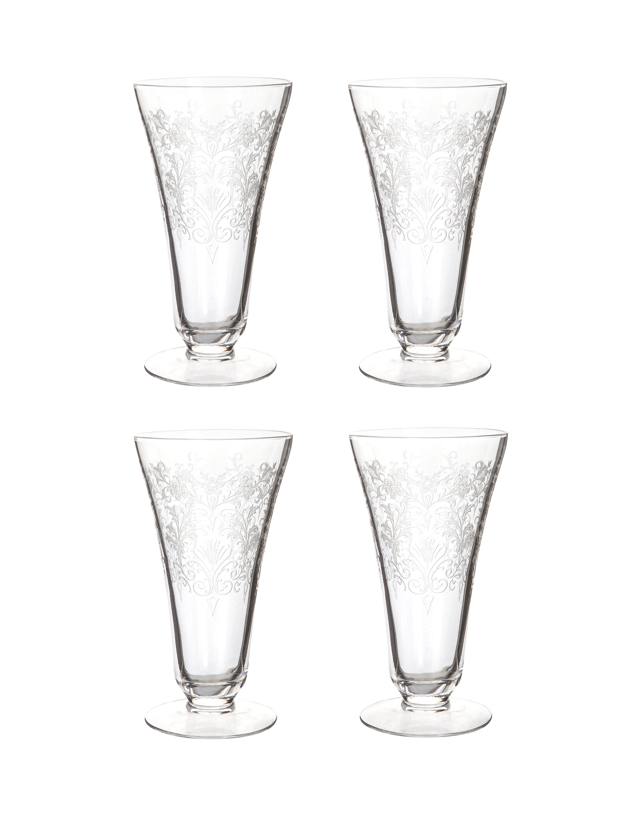 Shop the Vintage 1940s Duncan & Miller Adoration Iced Tea Glasses at ...