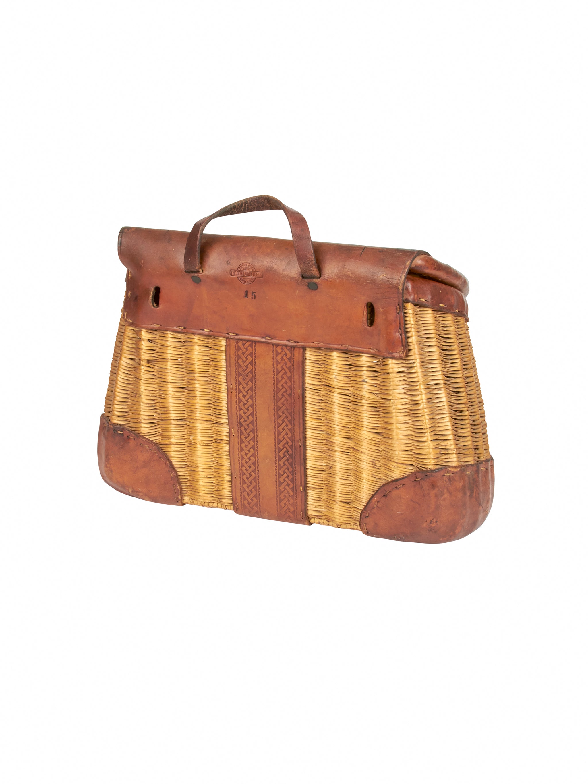 Vintage 1940s George Lawrence Supreme Split Willow Creel | Creels ...