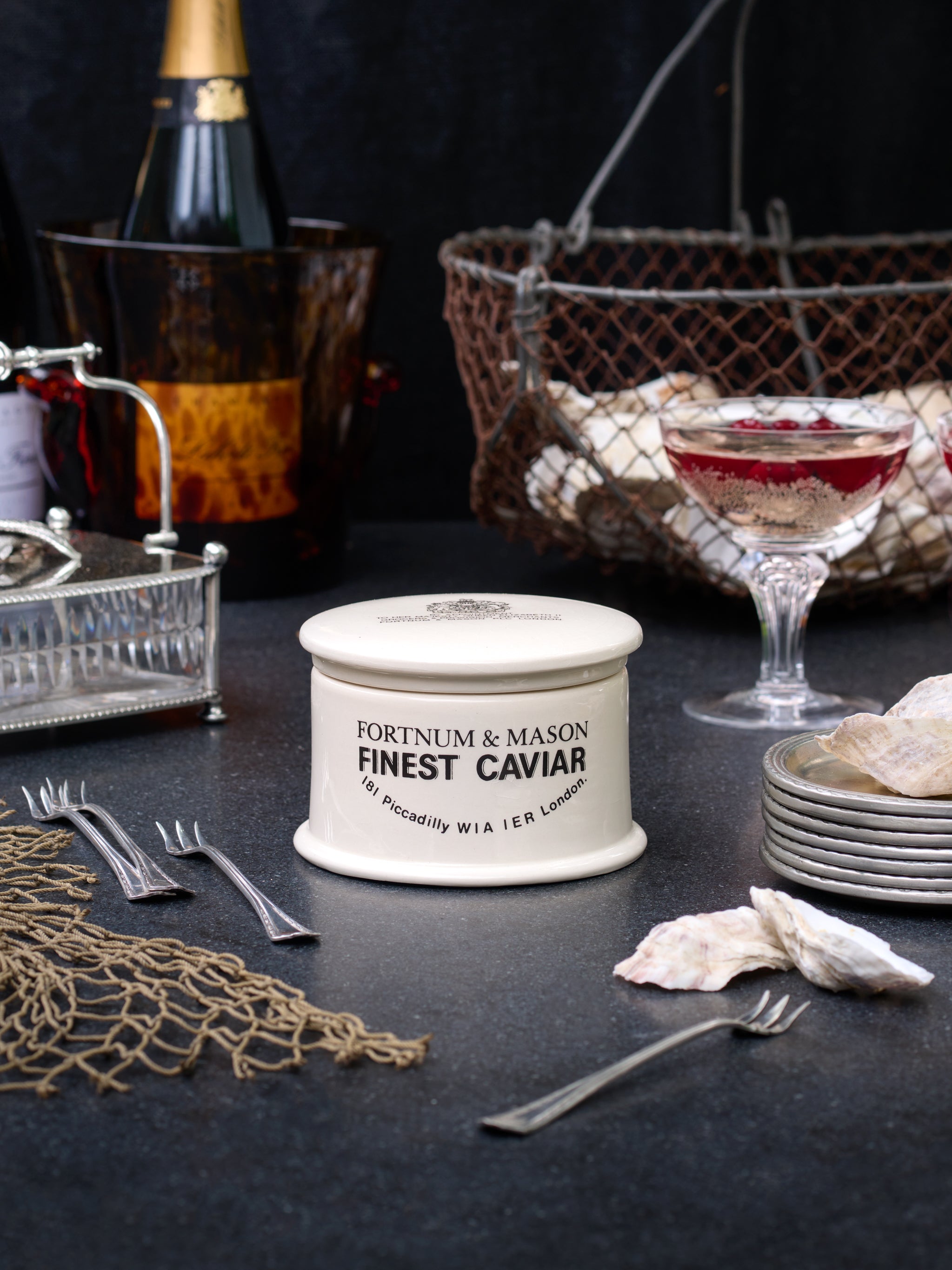 Vintage 1950s Fortnum & Mason Caviar Jar | Kitchen Tools & Molds ...