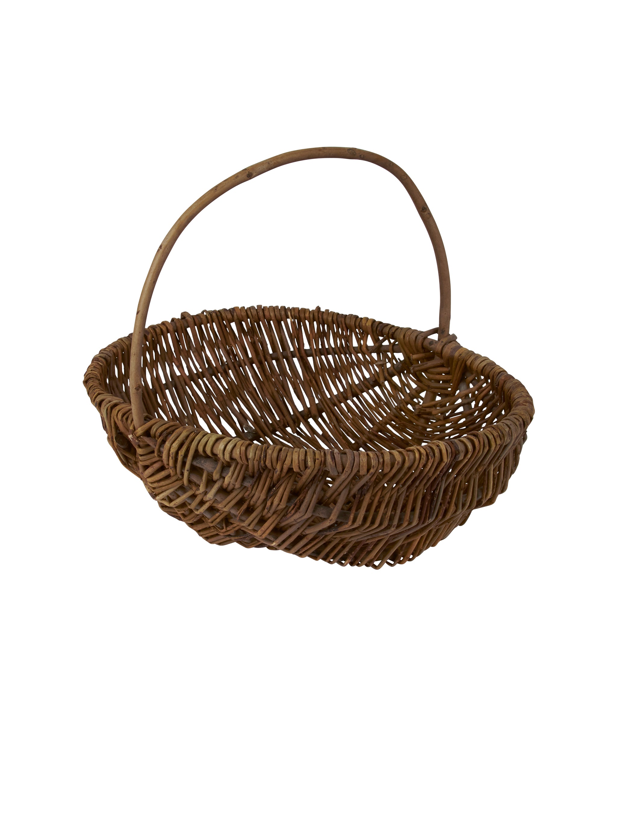 Shop the Vintage 1950s French Hazel Wood Foraging Basket at Weston Table