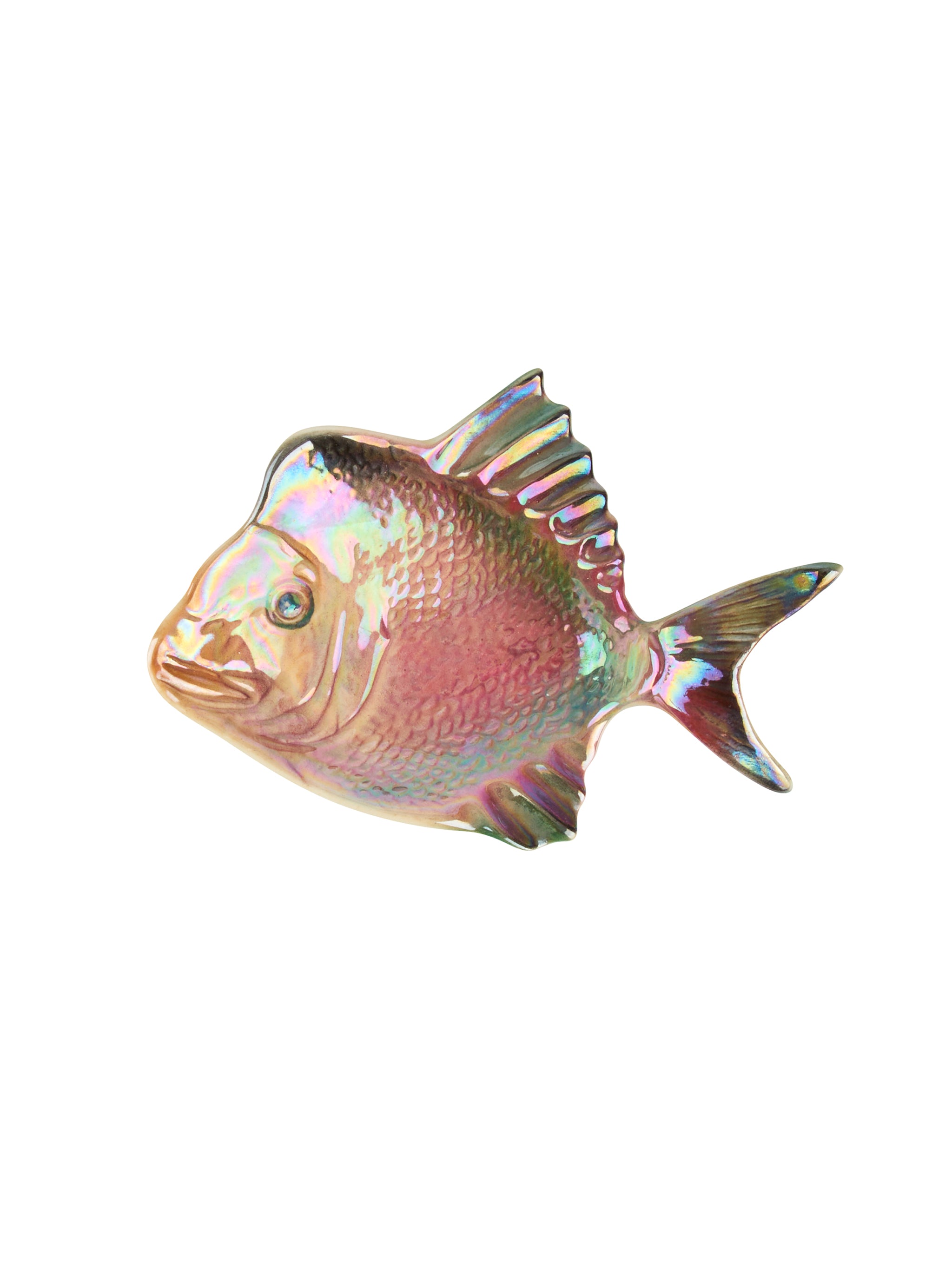 Vintage 1960s Wembley Ware Iridescent Fish Dish | Table Service ...