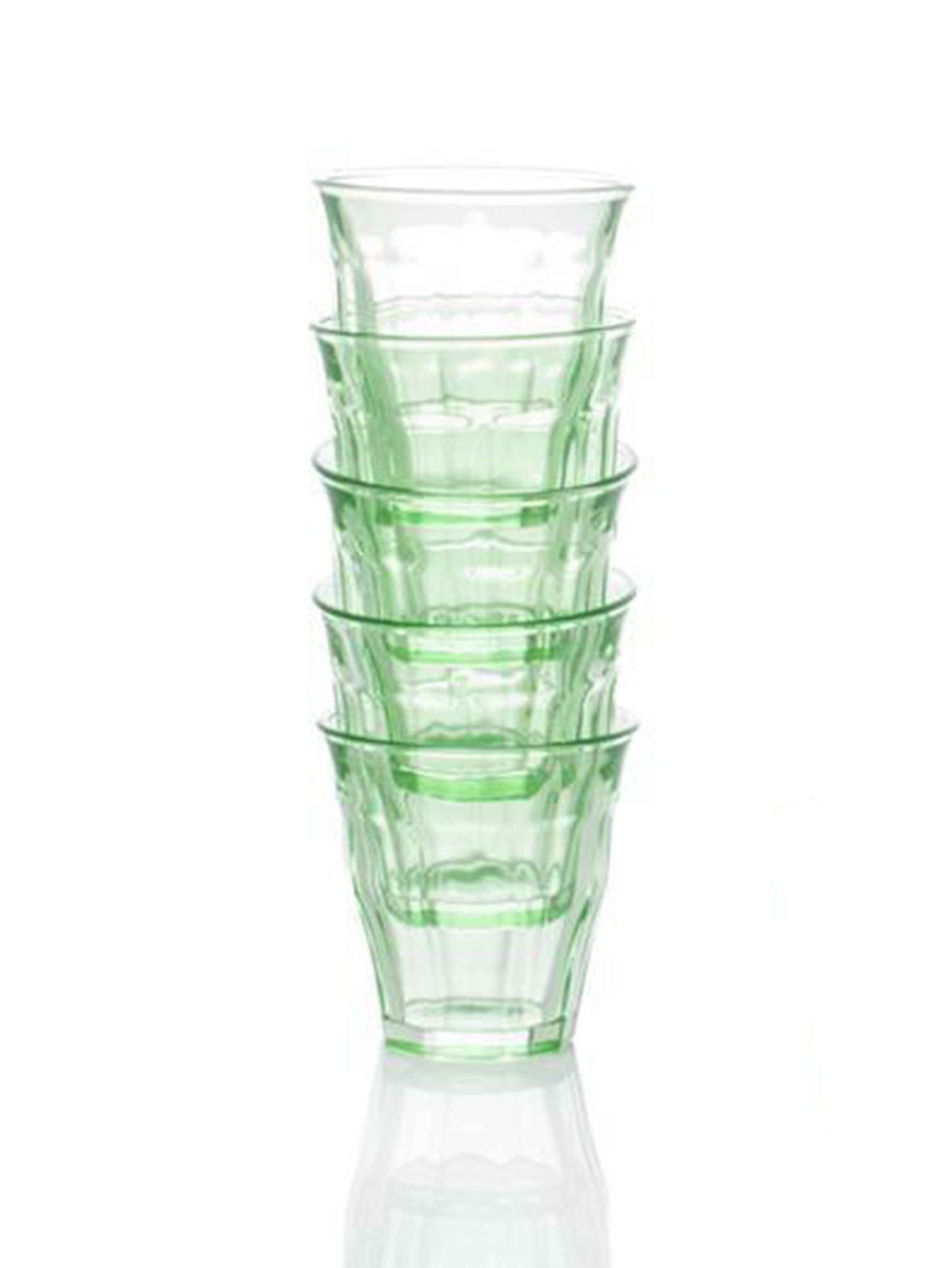 Bistro Green Glass Set | Drinkware | Weston Table