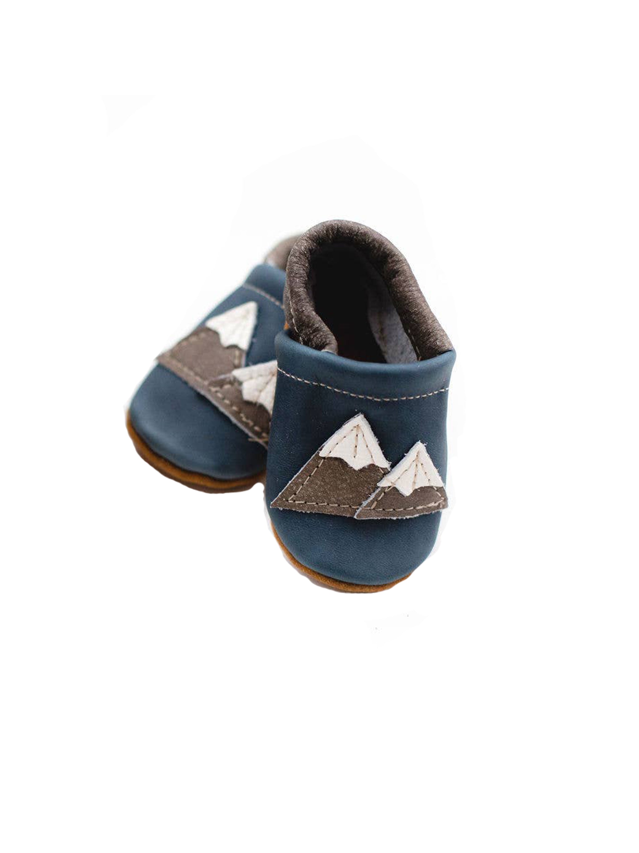 Shop the Denim Mountains Leather Baby Shoes at Weston Table