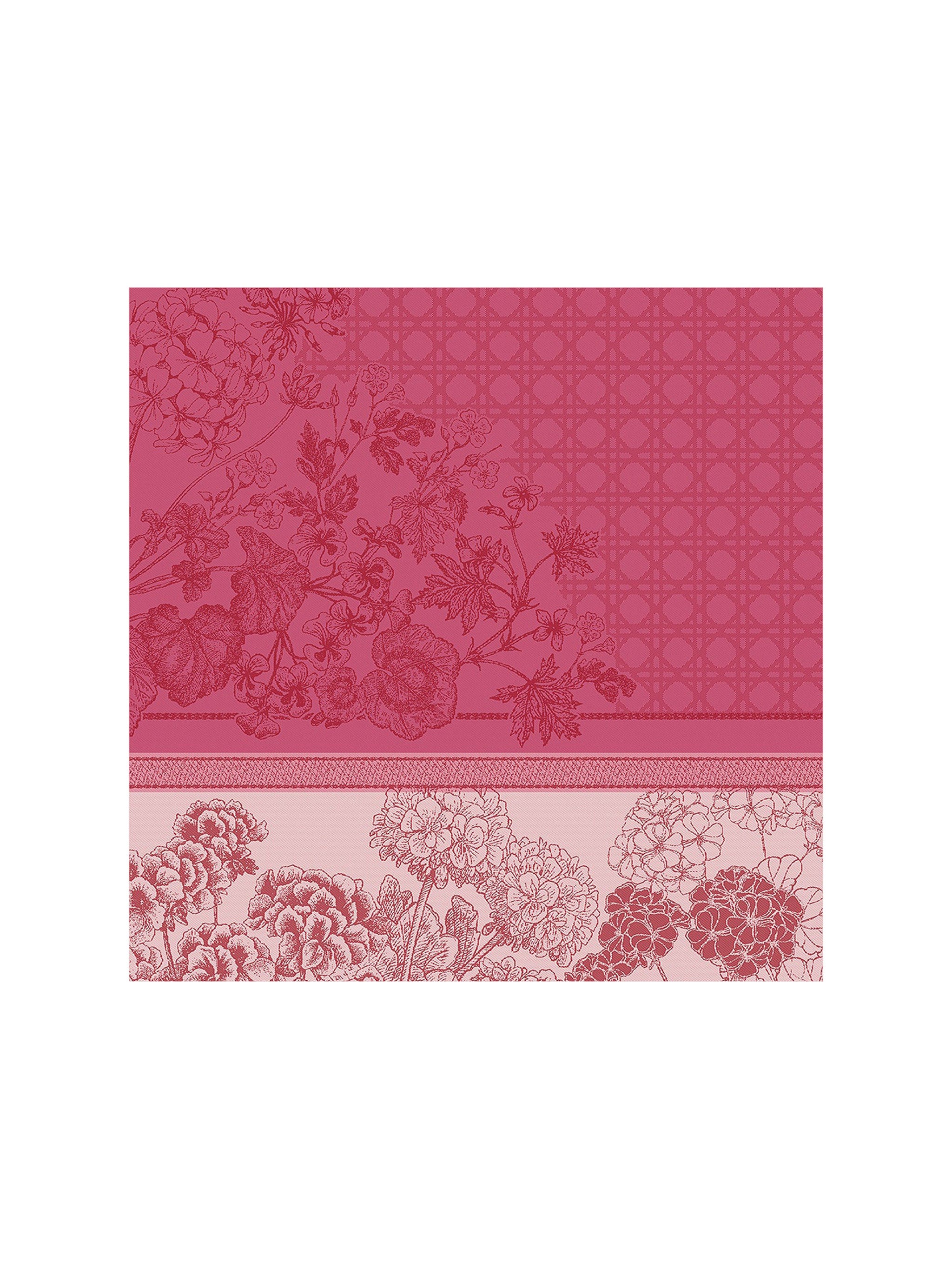 Garnier-Thiebaut Geraniums Linen Collection | Table Linens | Weston Table