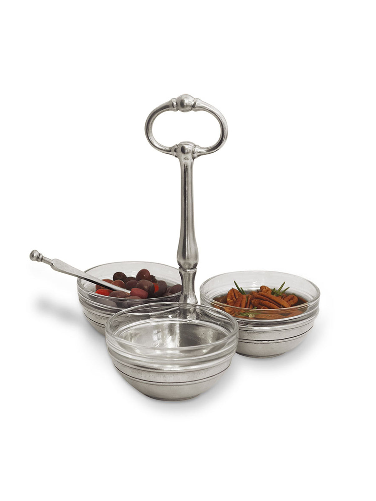 MATCH Pewter Condiment Trio Serving Dish | Table Service | Weston Table