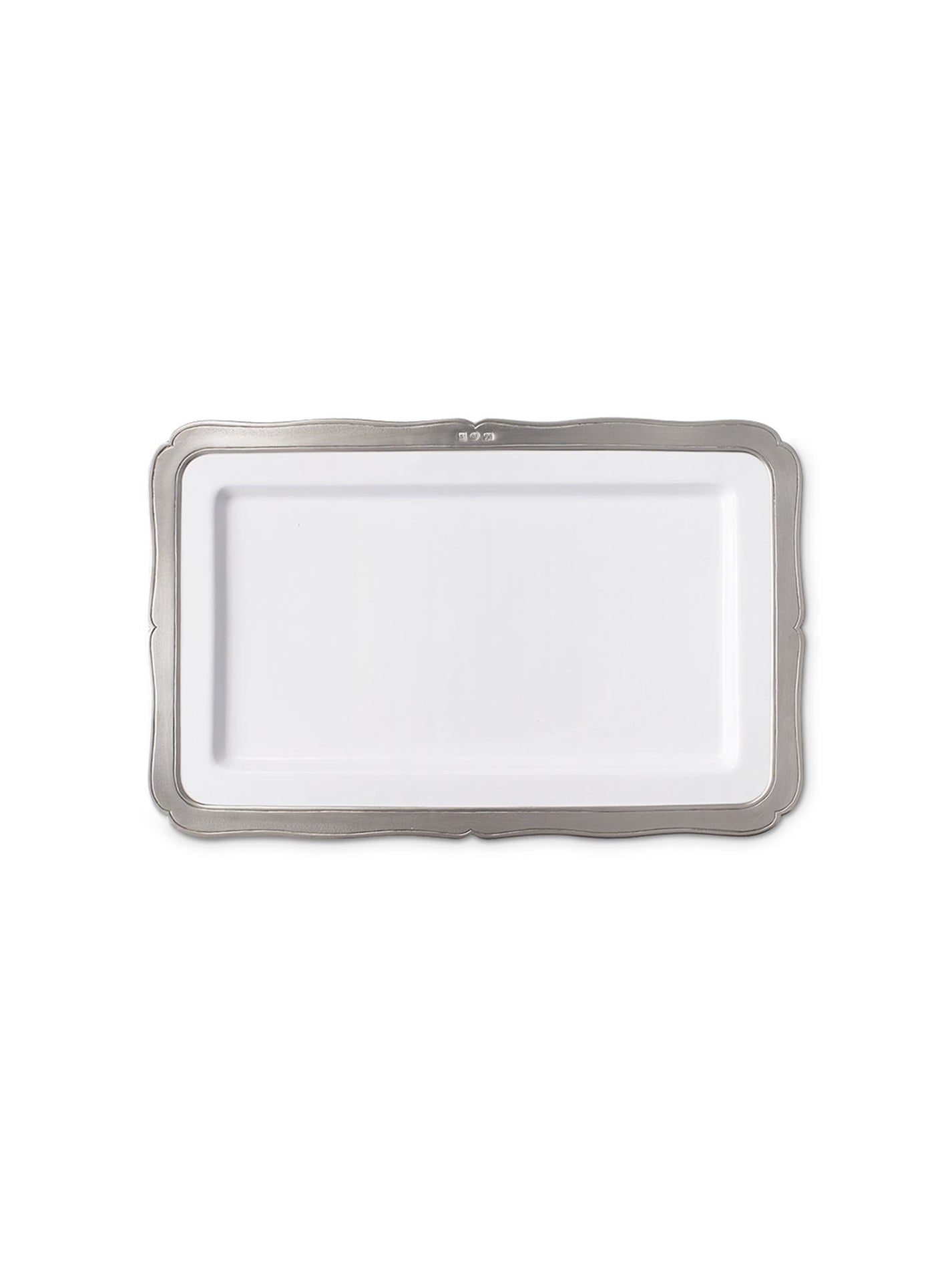 Shop MATCH Pewter Viviana Rectangular Platter Medium at Weston Table