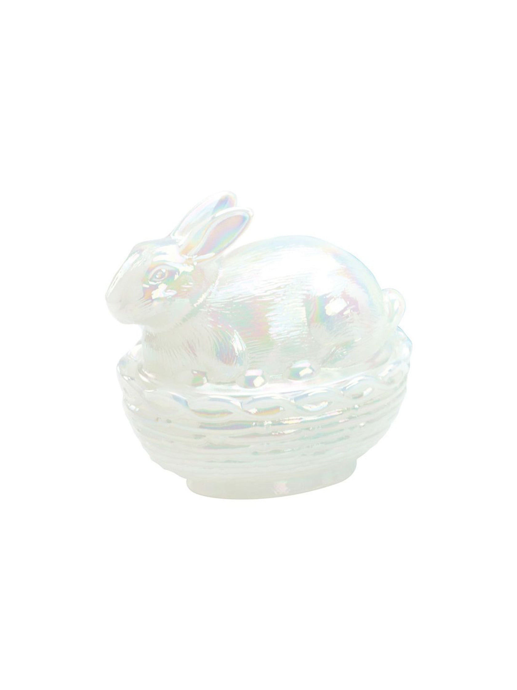 Mosser Glass Milk Carnival Bunny | Decor & Accessories | Weston Table