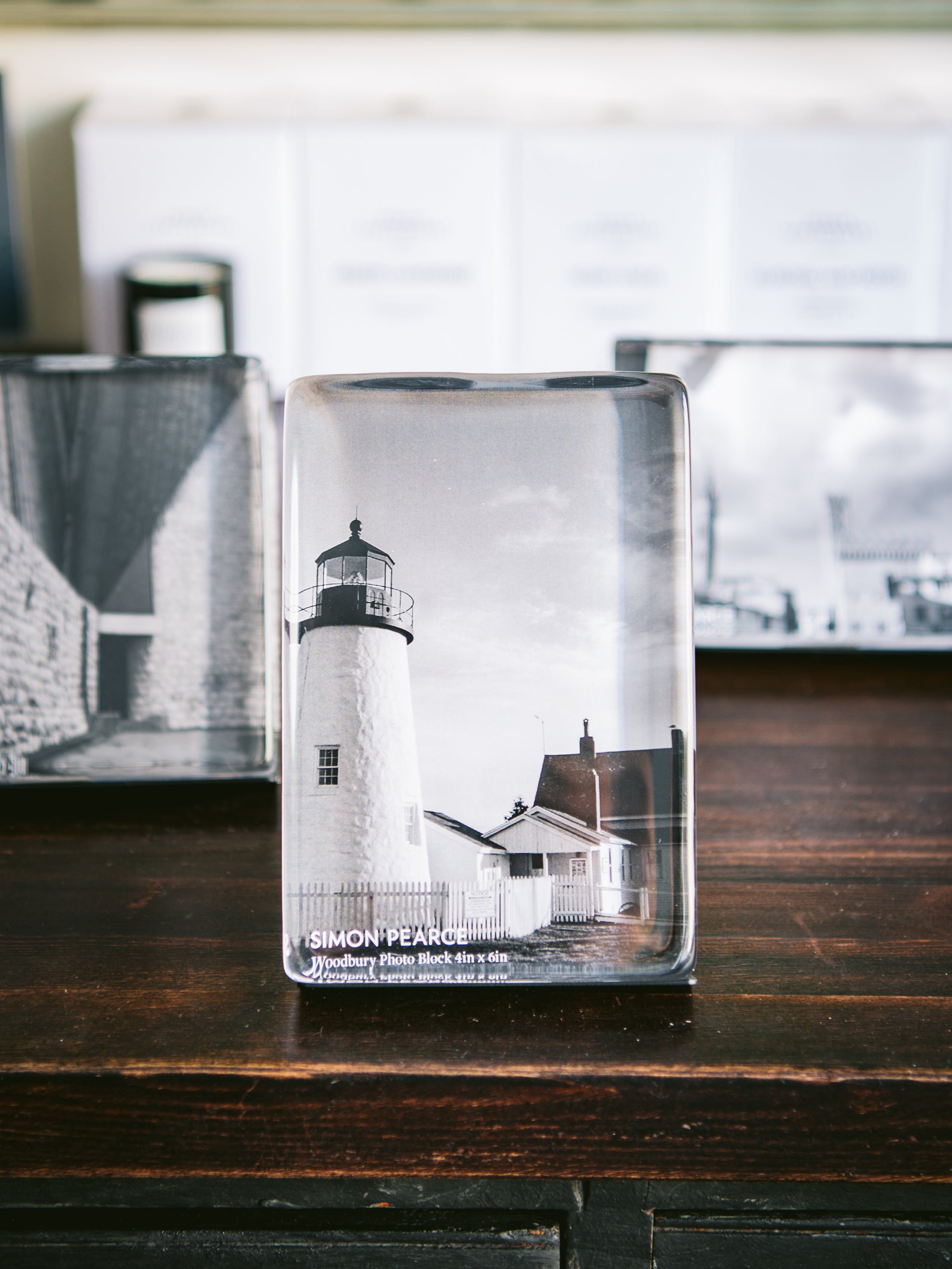 Shop Simon Pearce Woodbury Photo Block at Weston Table