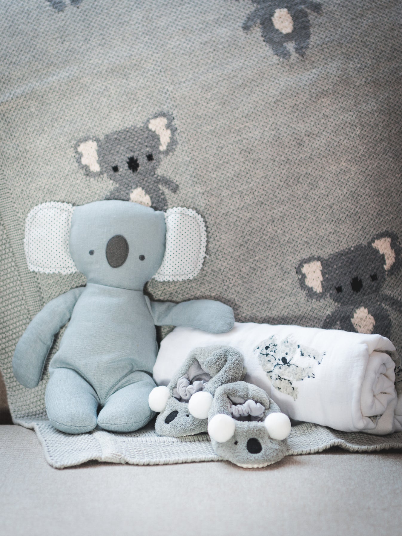 Baby Koala Gift Box Grey | Baby Gifts | Weston Table